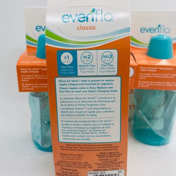 Evenflo | Accessories | New 4 Pack Baby Bottle Set | Poshmark